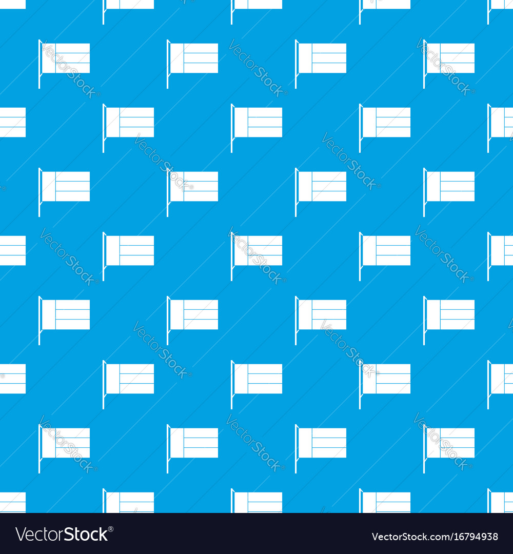 Flag pattern seamless blue Royalty Free Vector Image