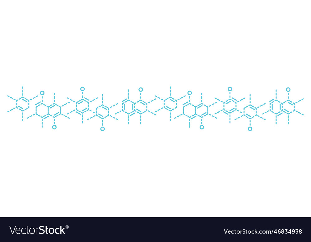 Hormones molecules pattern design element Vector Image