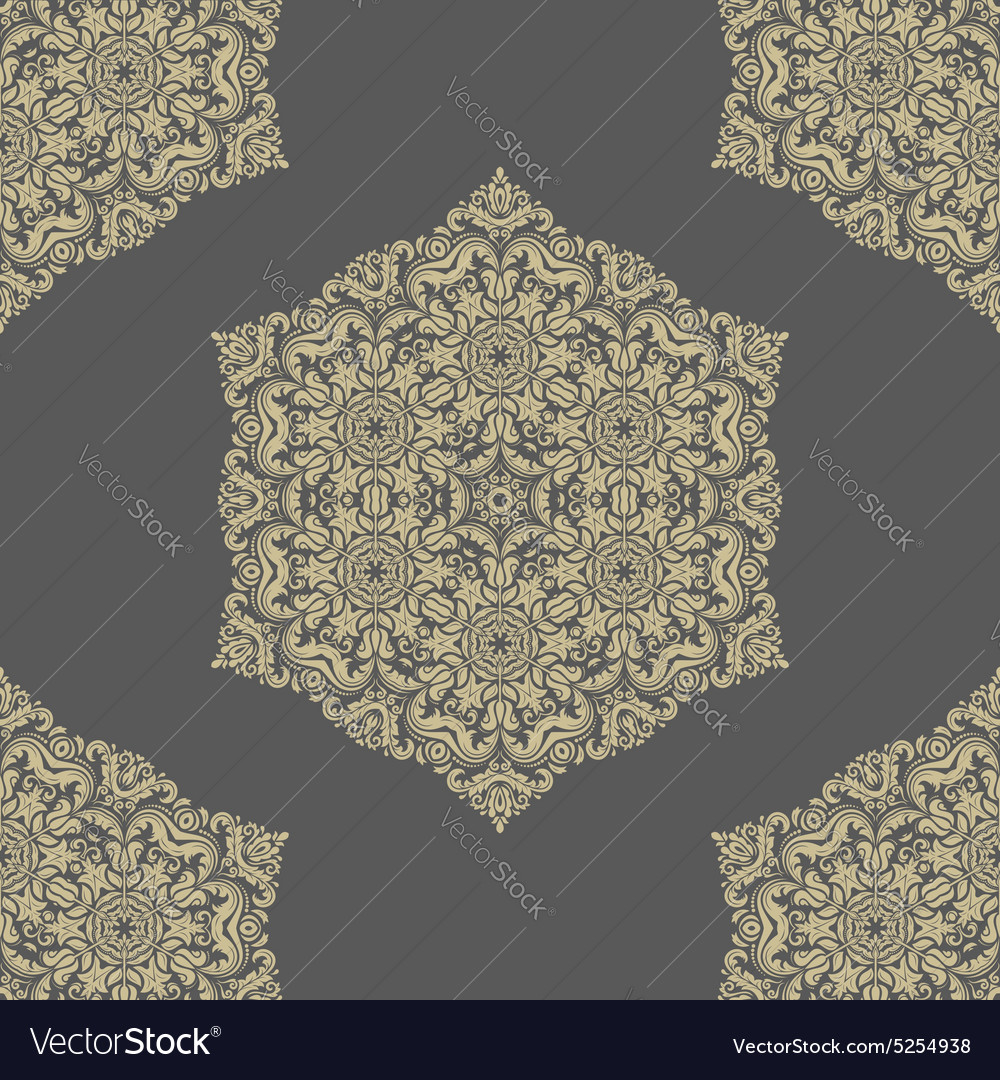 Seamless orient pattern Royalty Free Vector Image