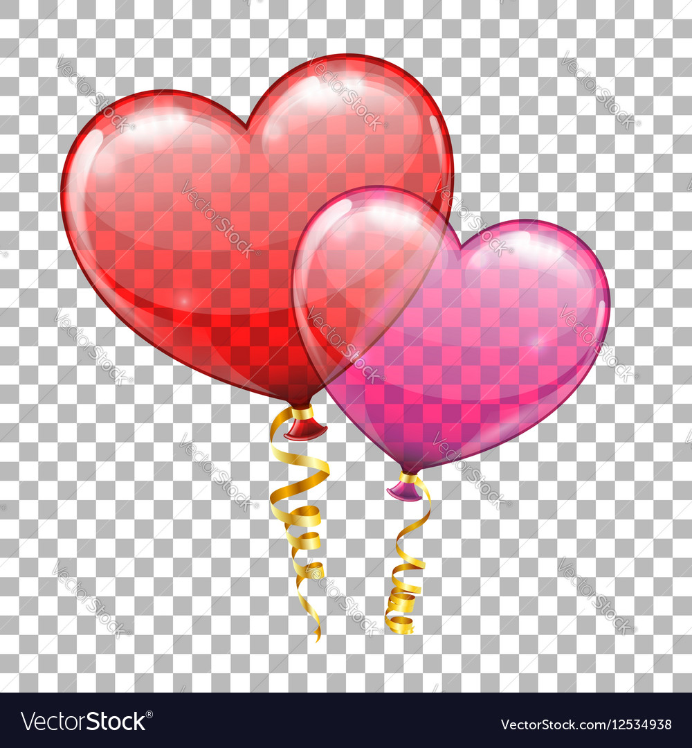 Valentines day with hearts balloons Royalty Free Vector