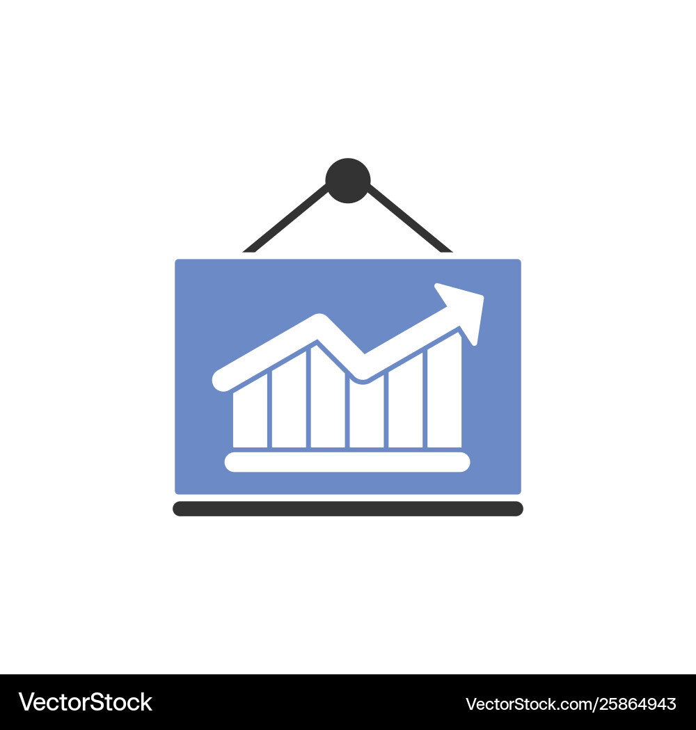 Business related icon on background for graphic Vector Image