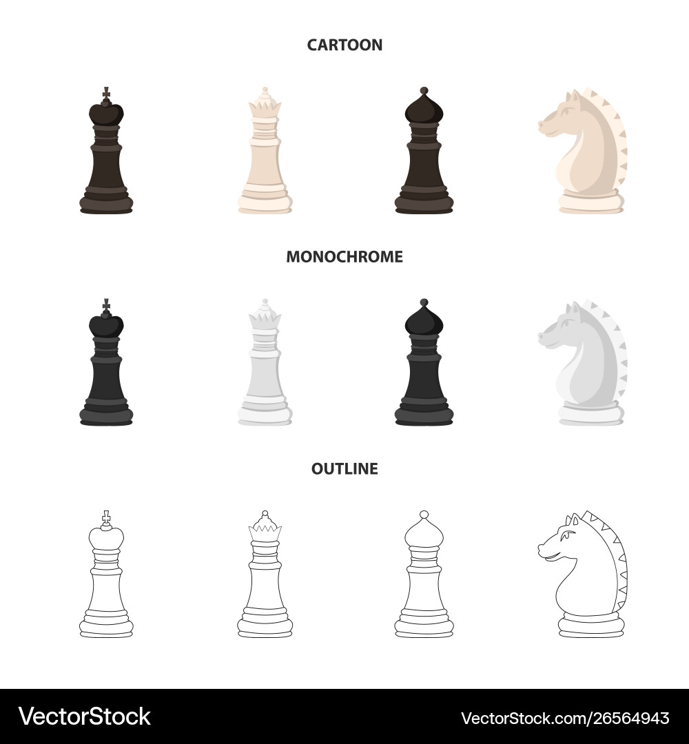 Checkmate and thin sign Royalty Free Vector Image