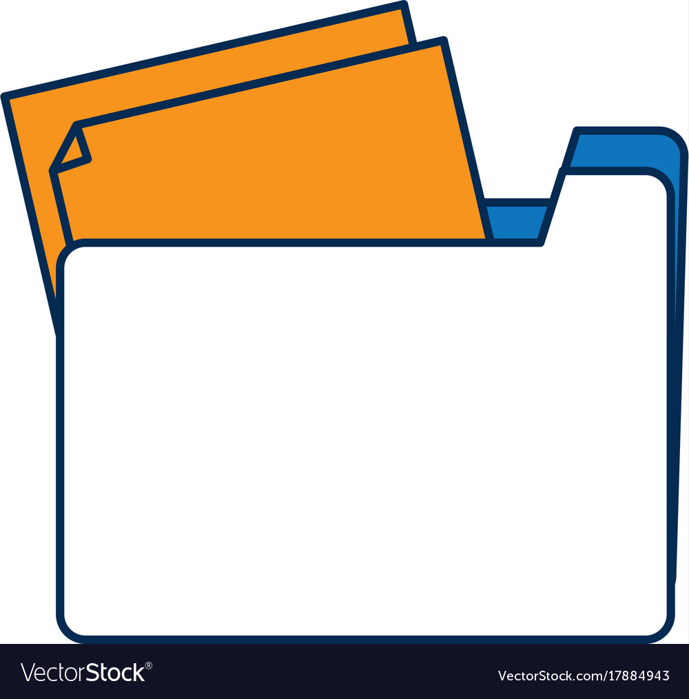 Document folder icon Royalty Free Vector Image