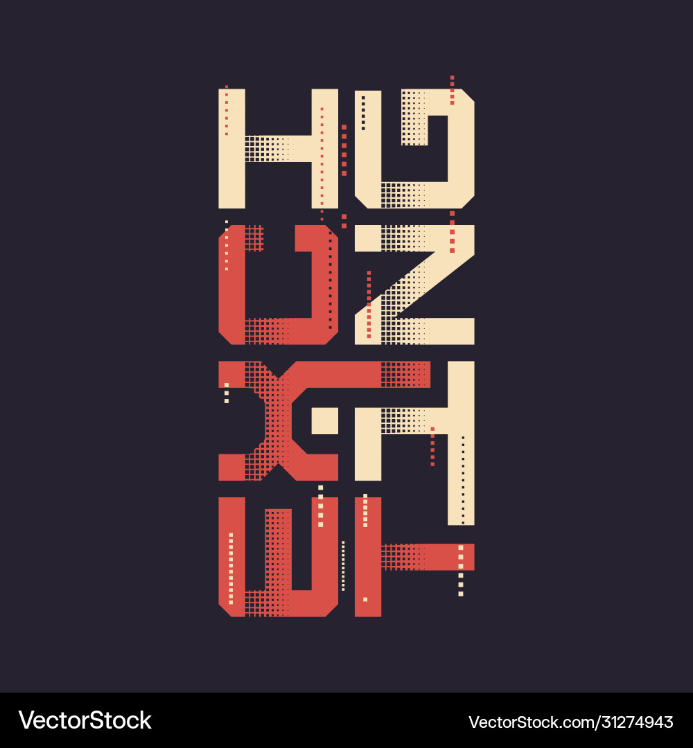 Exciting graphic t-shirt geometric design Vector Image