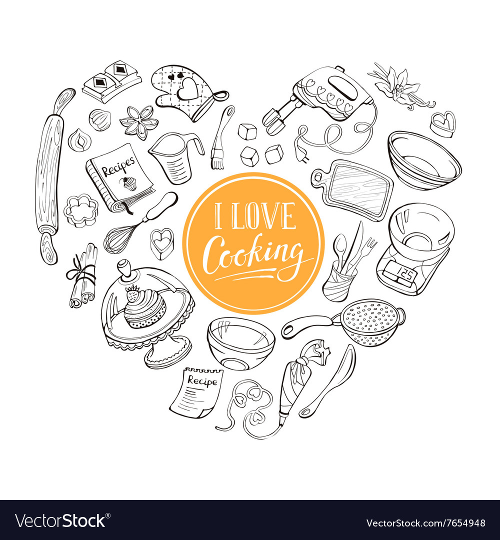 Cooking poster Royalty Free Vector Image - VectorStock