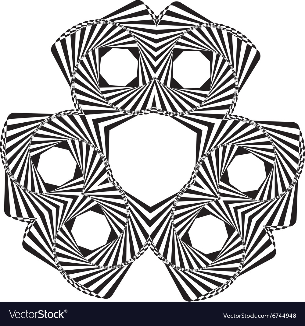 Optical abstract element Royalty Free Vector Image