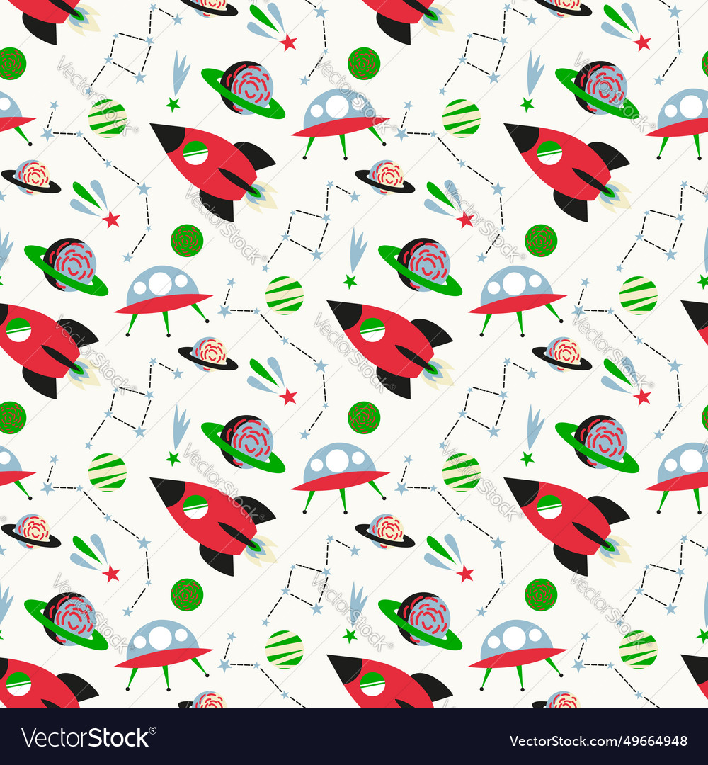 Space seamless pattern background Royalty Free Vector Image Space seamless pattern background Royalty Free Vector Image