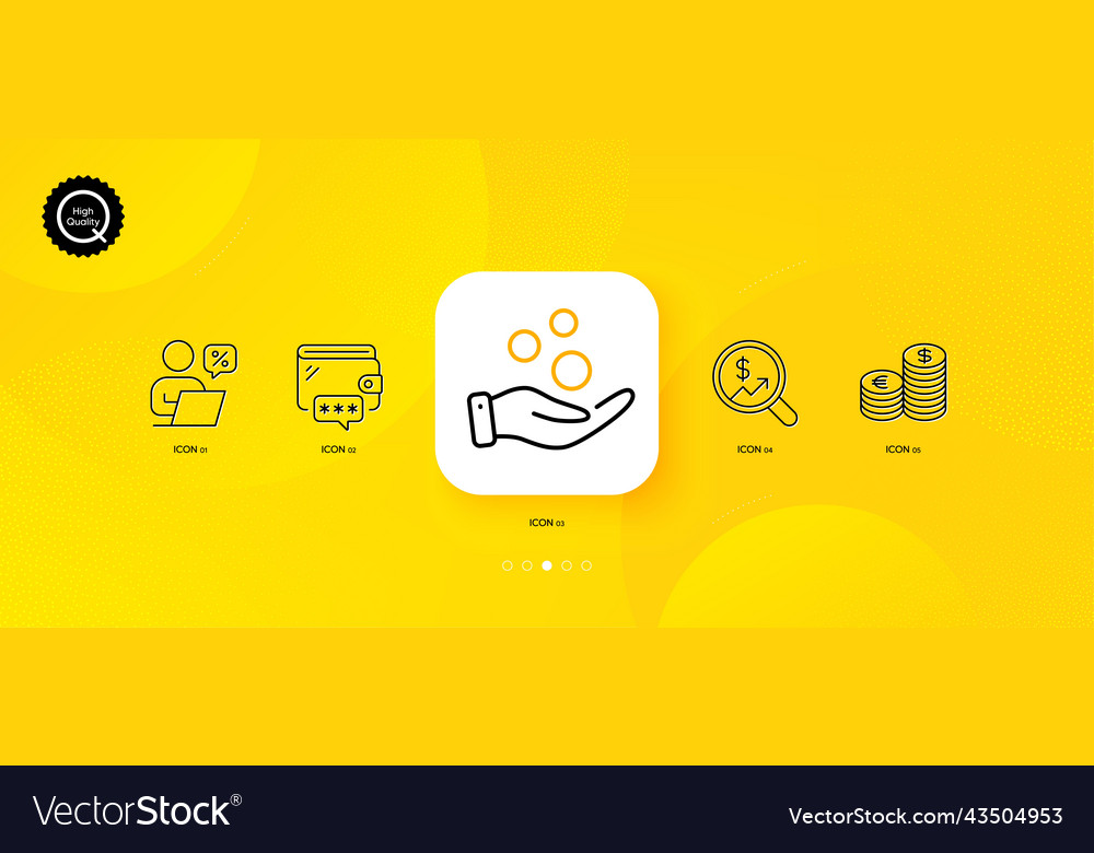 Donation money currency audit and currency Vector Image Donation money currency audit and currency Vector Image