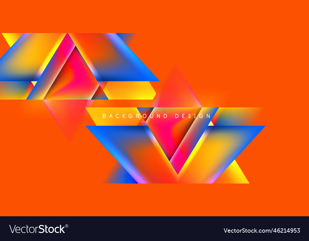 Futuristic triangle abstract background Royalty Free Vector