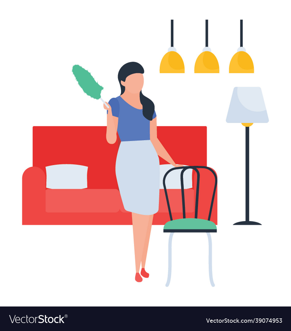 Housekeeping Royalty Free Vector Image - VectorStock