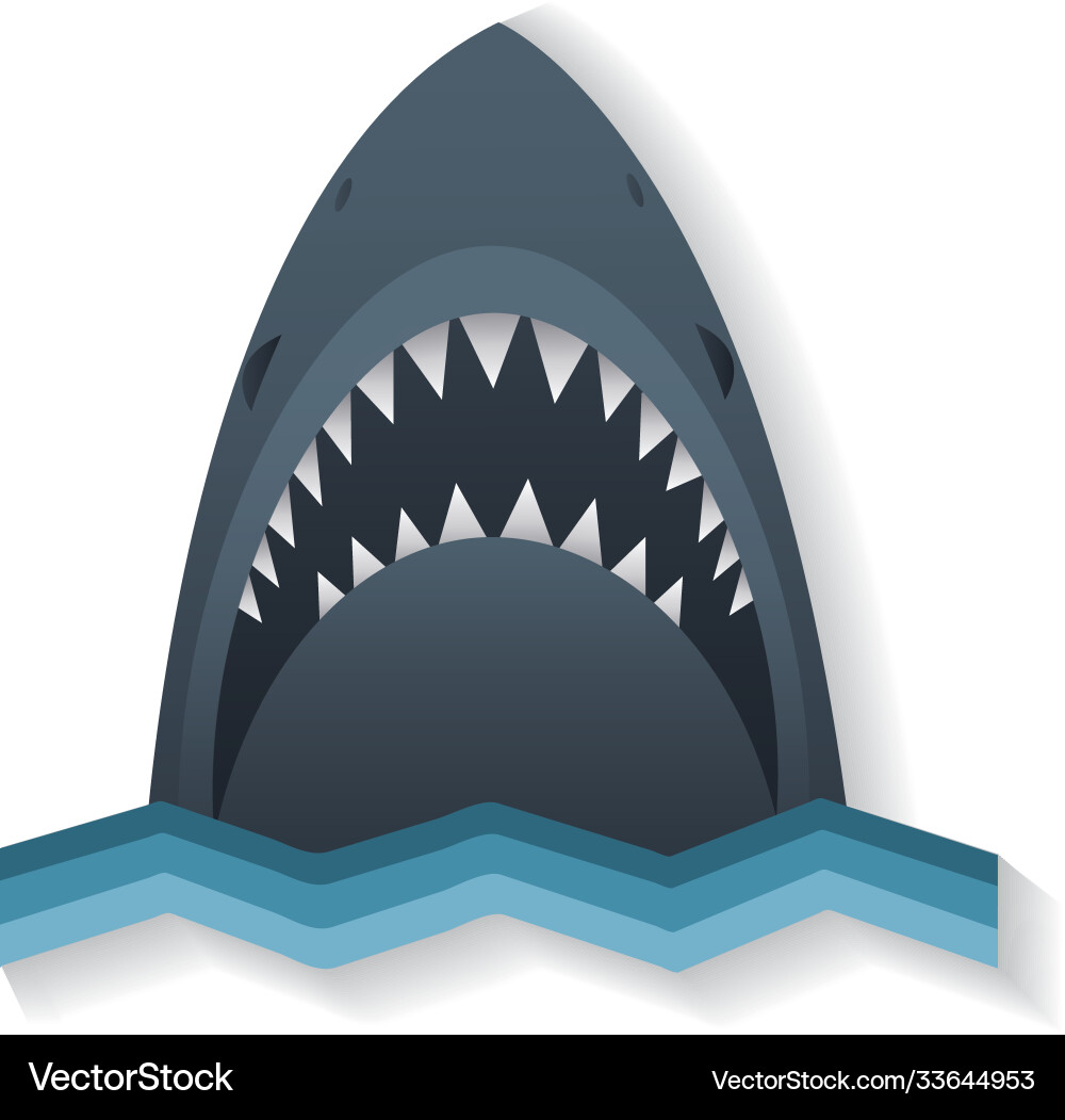 Shark Royalty Free Vector Image - VectorStock
