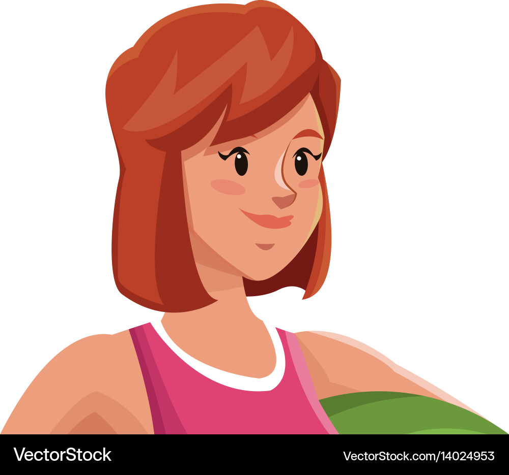 Woman cartoon icon Royalty Free Vector Image - VectorStock