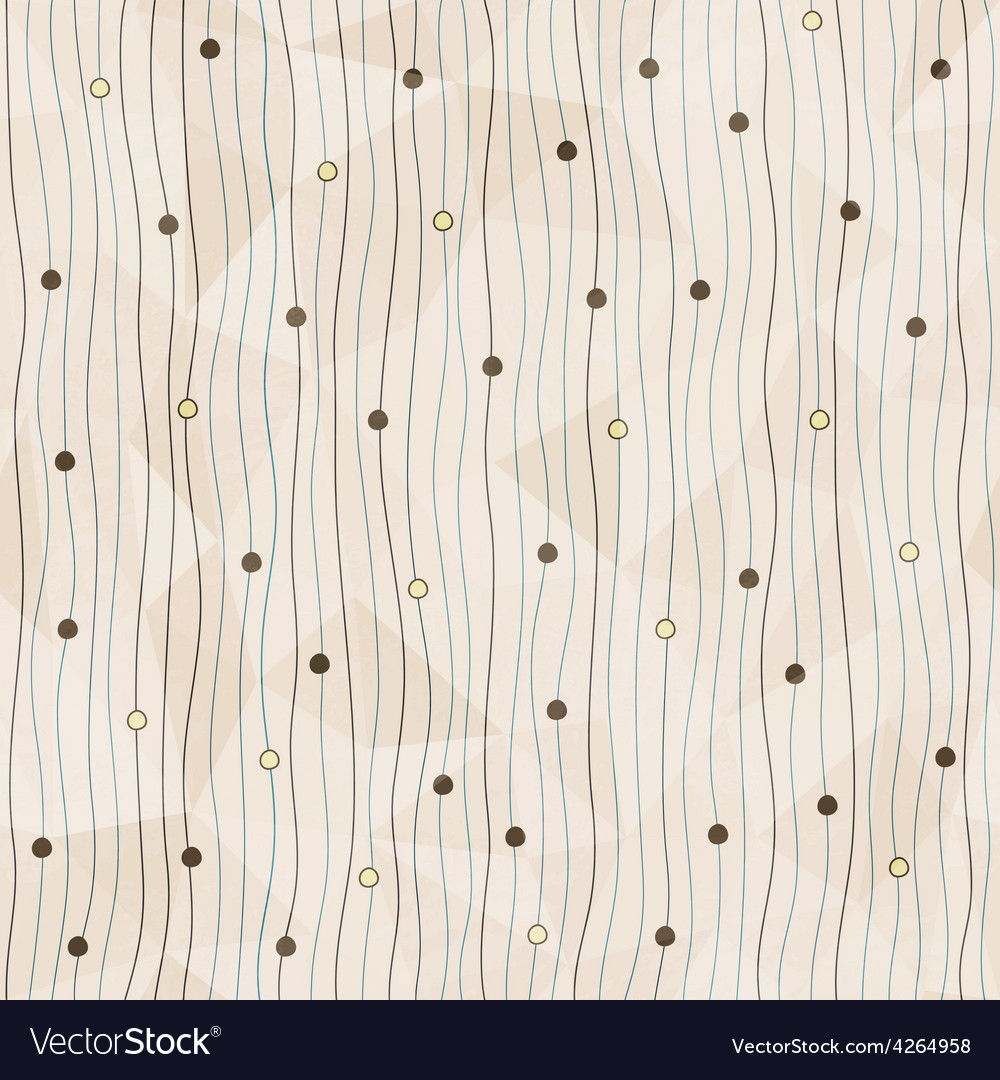 Abstract lines seamless pattern with paper effect Vector Image