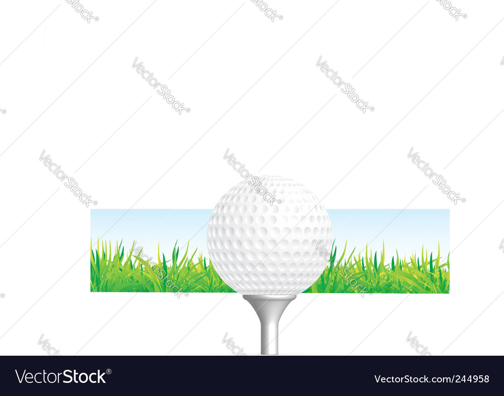 Golf background Royalty Free Vector Image - VectorStock