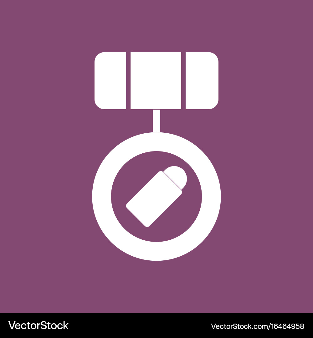 Icon rifle magazine with bullets Royalty Free Vector Image