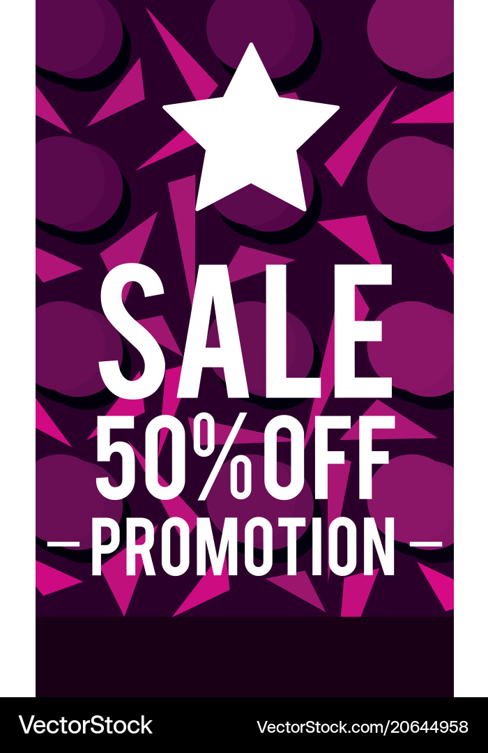 Sales promotions and discounts Royalty Free Vector Image