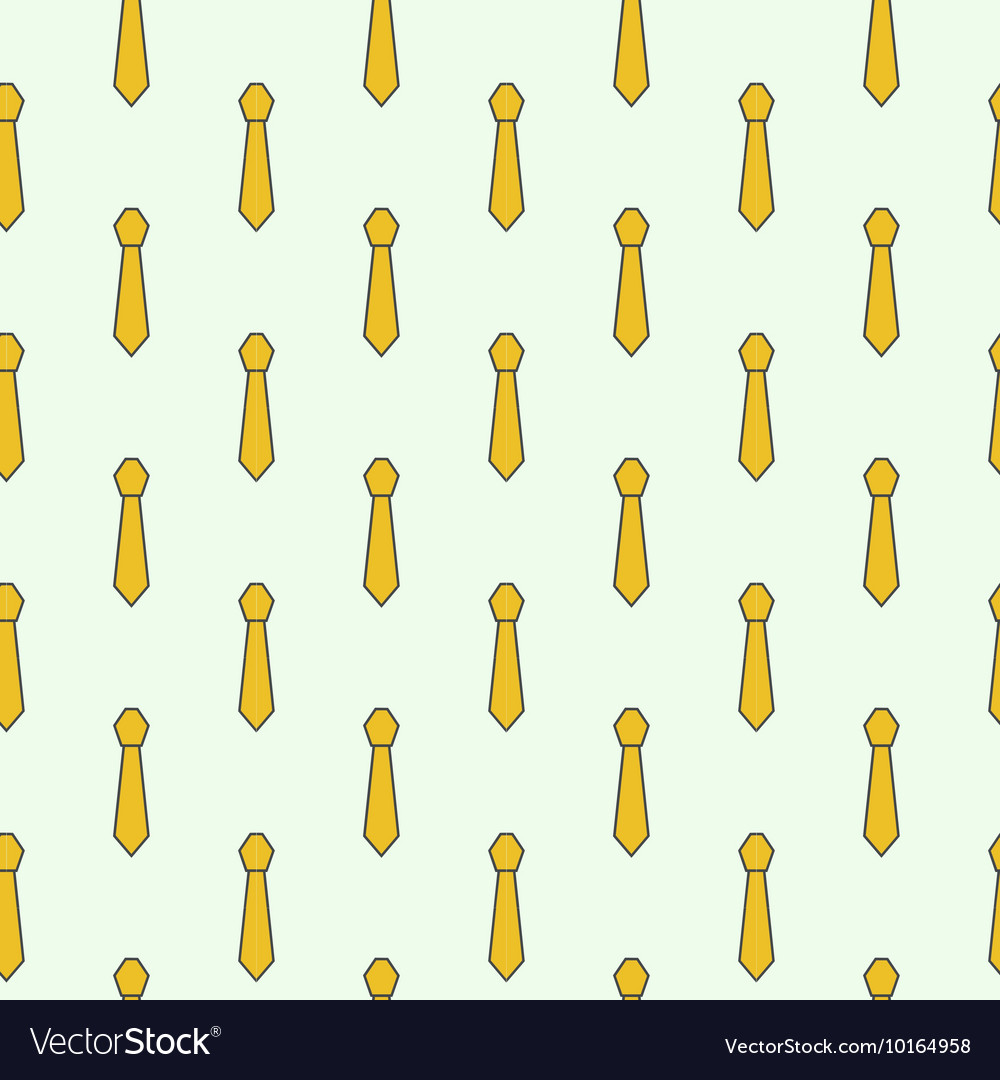 Seamless pattern with tie Royalty Free Vector Image