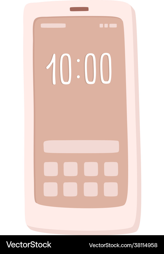 Social network smartphone messenger icon cartoon Vector Image