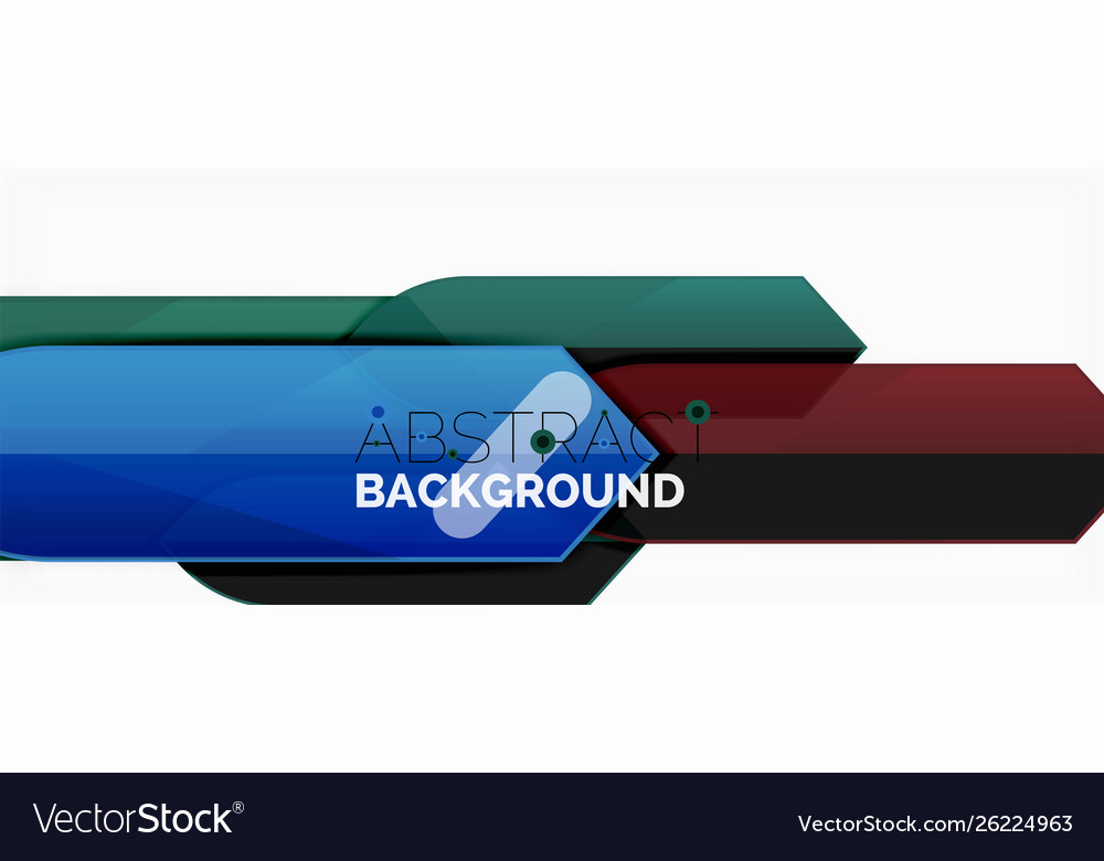 Geometric abstract background dynamic shapes Vector Image