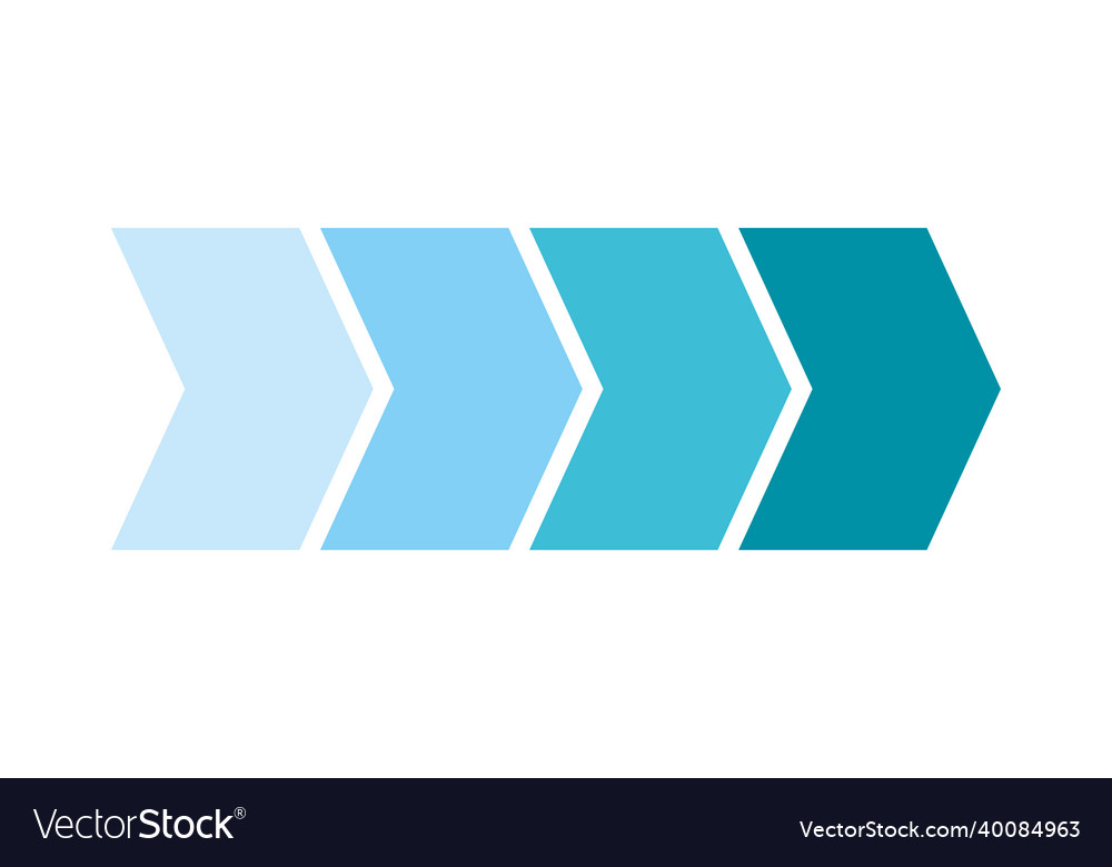 Infographic arrow element Royalty Free Vector Image