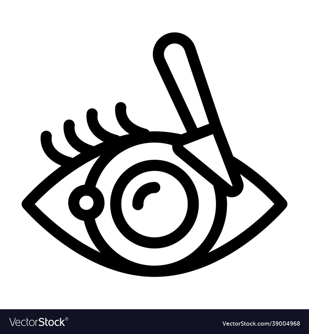 Eye surgery Royalty Free Vector Image - VectorStock