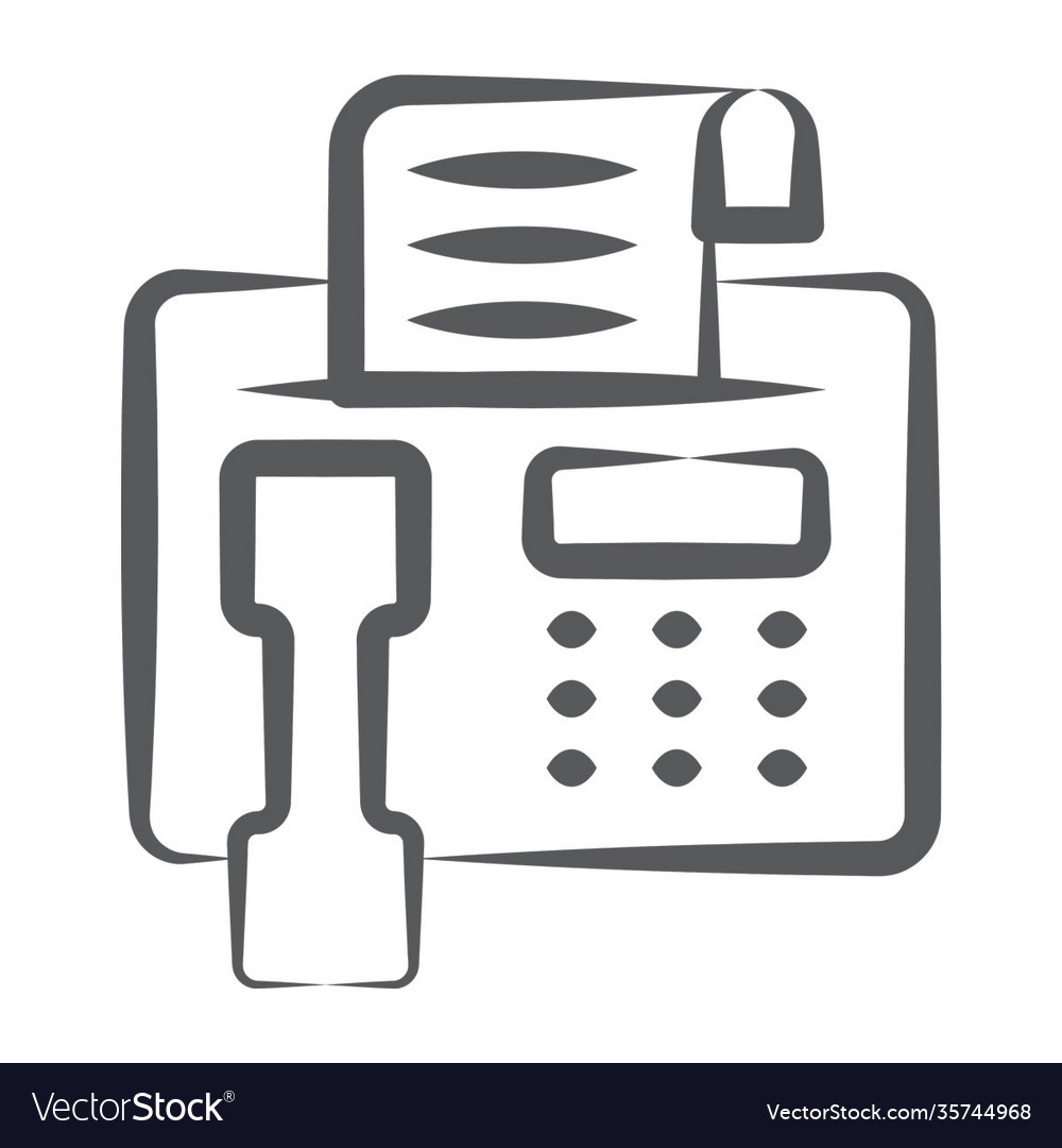 Facsimile Royalty Free Vector Image - VectorStock