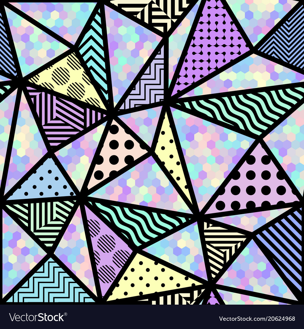 Geometric abstract pattern Royalty Free Vector Image