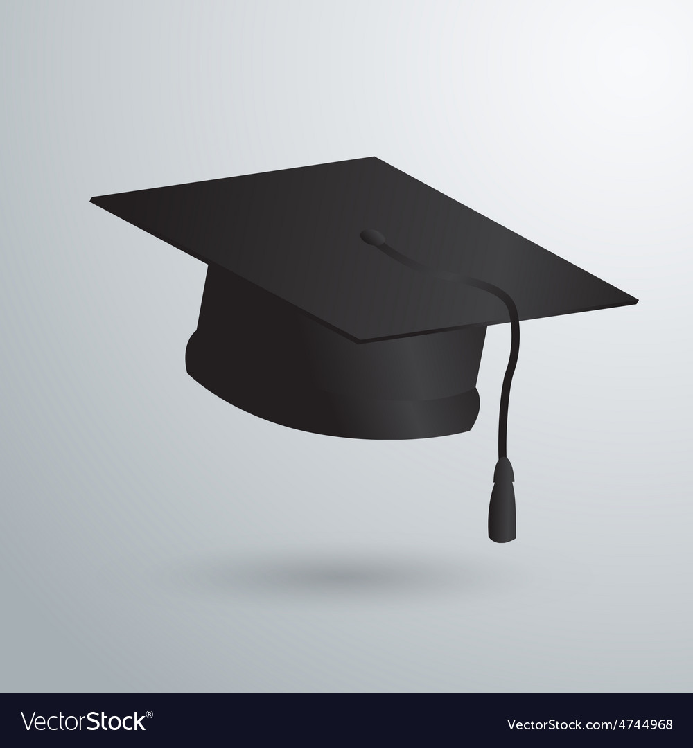 Graduation cap Royalty Free Vector Image - VectorStock