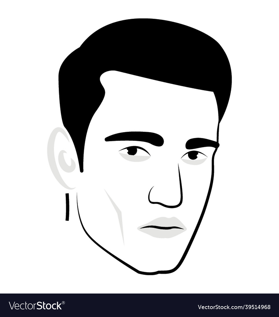 Guy portrait Royalty Free Vector Image - VectorStock