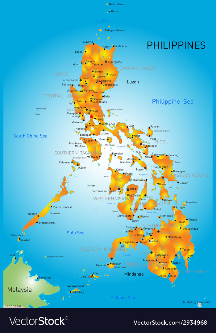 Philippines Royalty Free Vector Image - VectorStock
