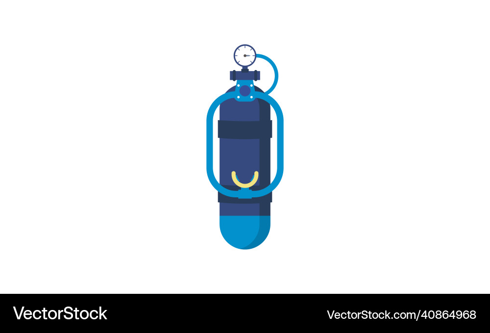Set of diving equipment logo Royalty Free Vector Image