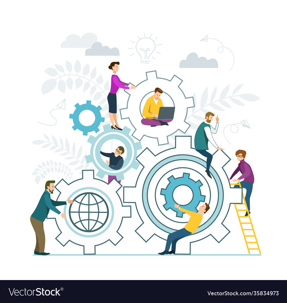 Business team Royalty Free Vector Image - VectorStock