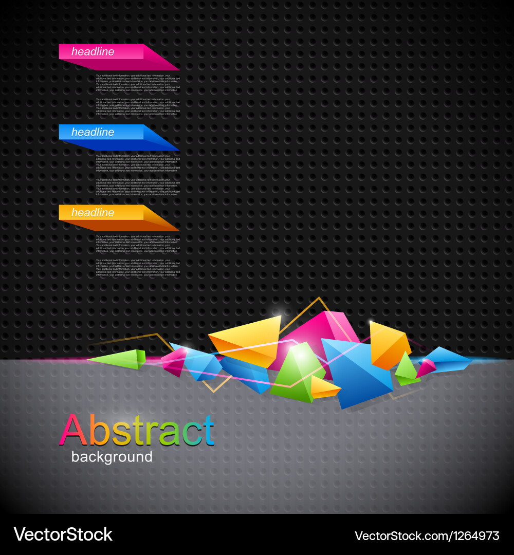 Colorful Geometric Abstract Background Royalty Free Vector