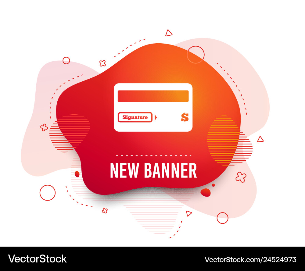 Credit card sign icon debit symbol Royalty Free Vector Image
