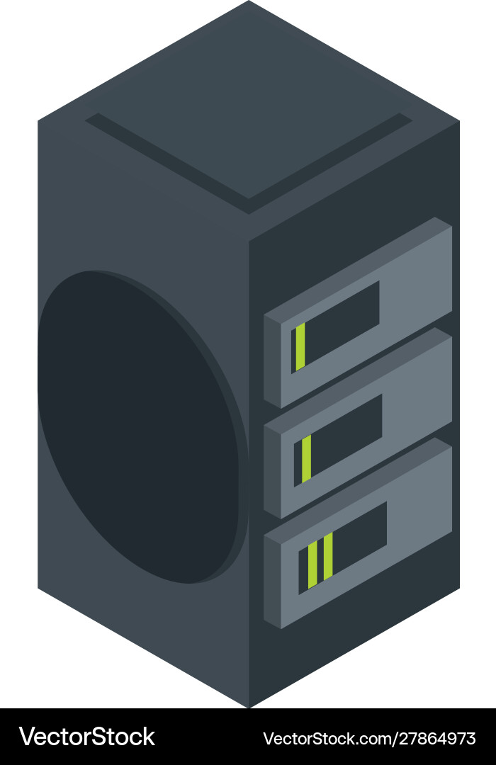 Data Server Technology Hardware Device Computer Vector Image 5644