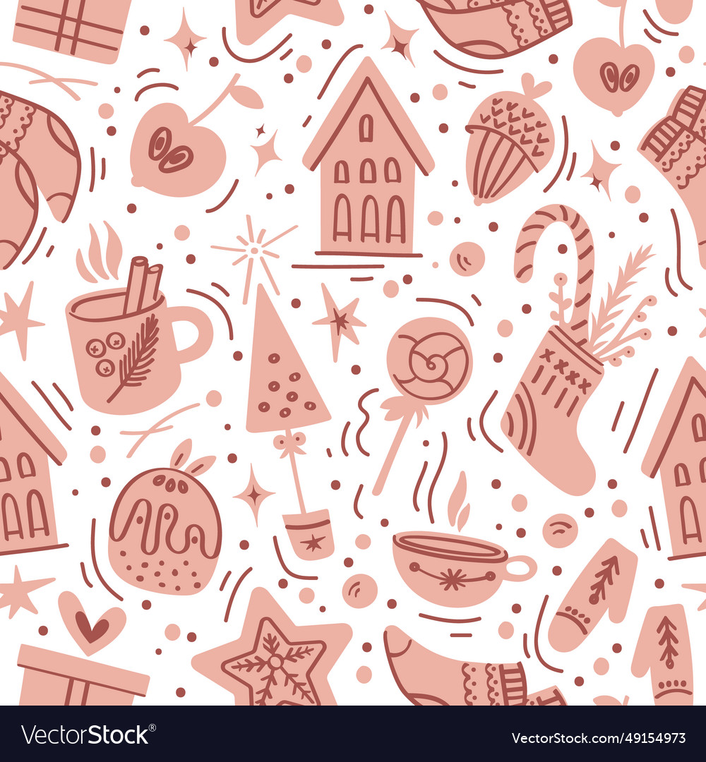 Gifts pattern Royalty Free Vector Image - VectorStock