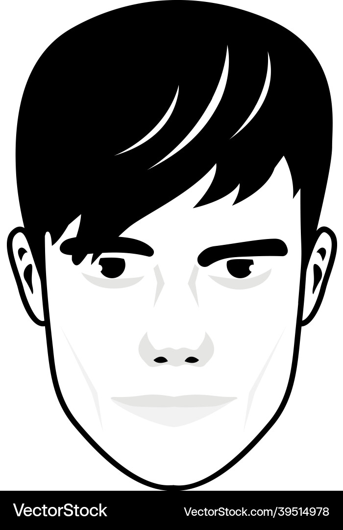 Individual portrait Royalty Free Vector Image - VectorStock