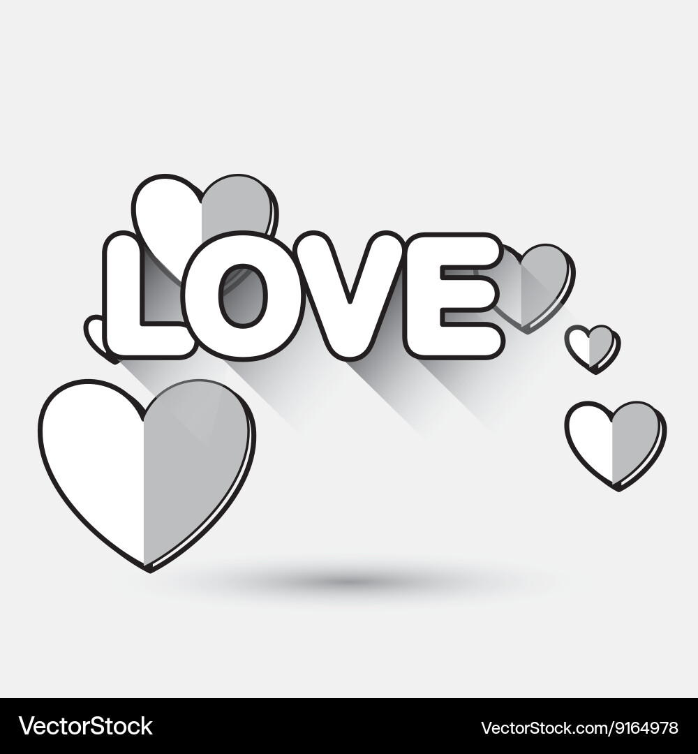 Love design romantic icon colorful Royalty Free Vector Image
