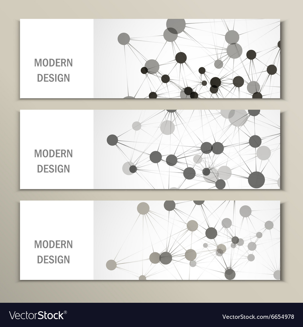 Set network design Royalty Free Vector Image - VectorStock