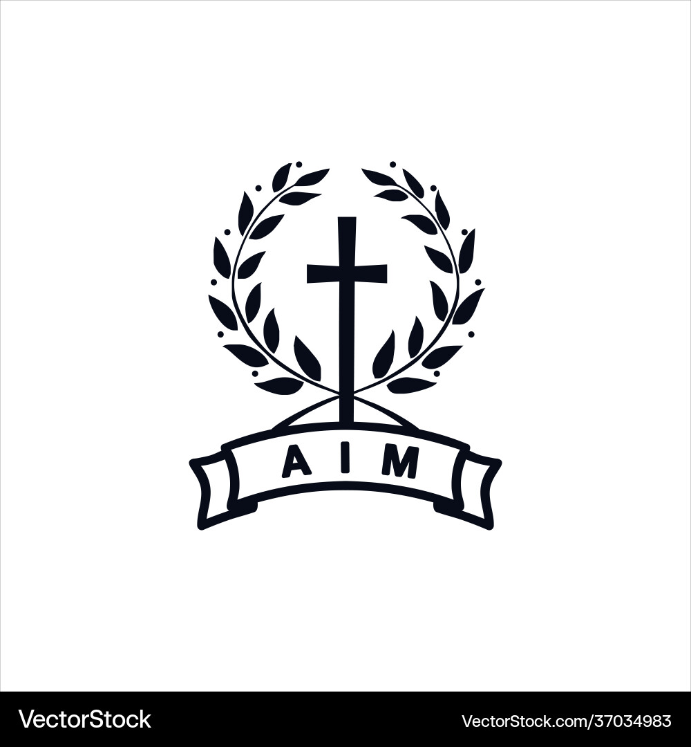 Church logo design inspiration idea concept Vector Image