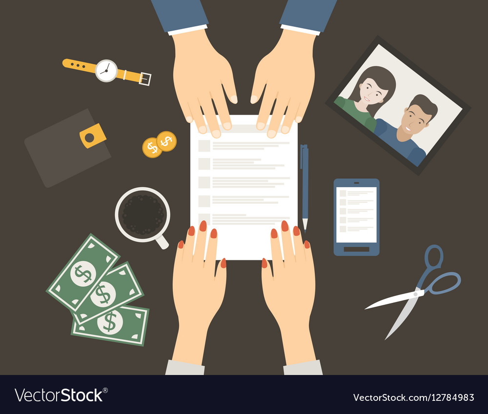 Contract Royalty Free Vector Image - VectorStock
