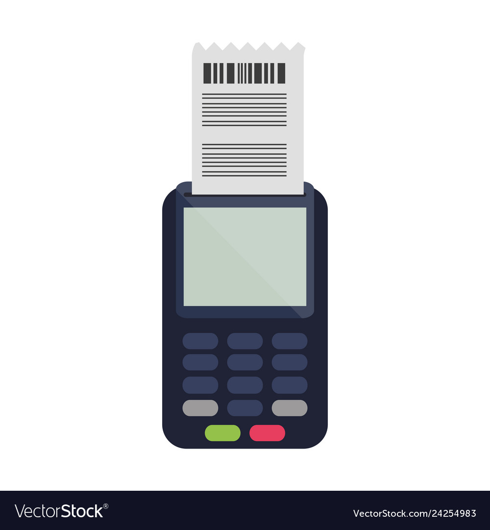 Credit card reader electronic payment Royalty Free Vector