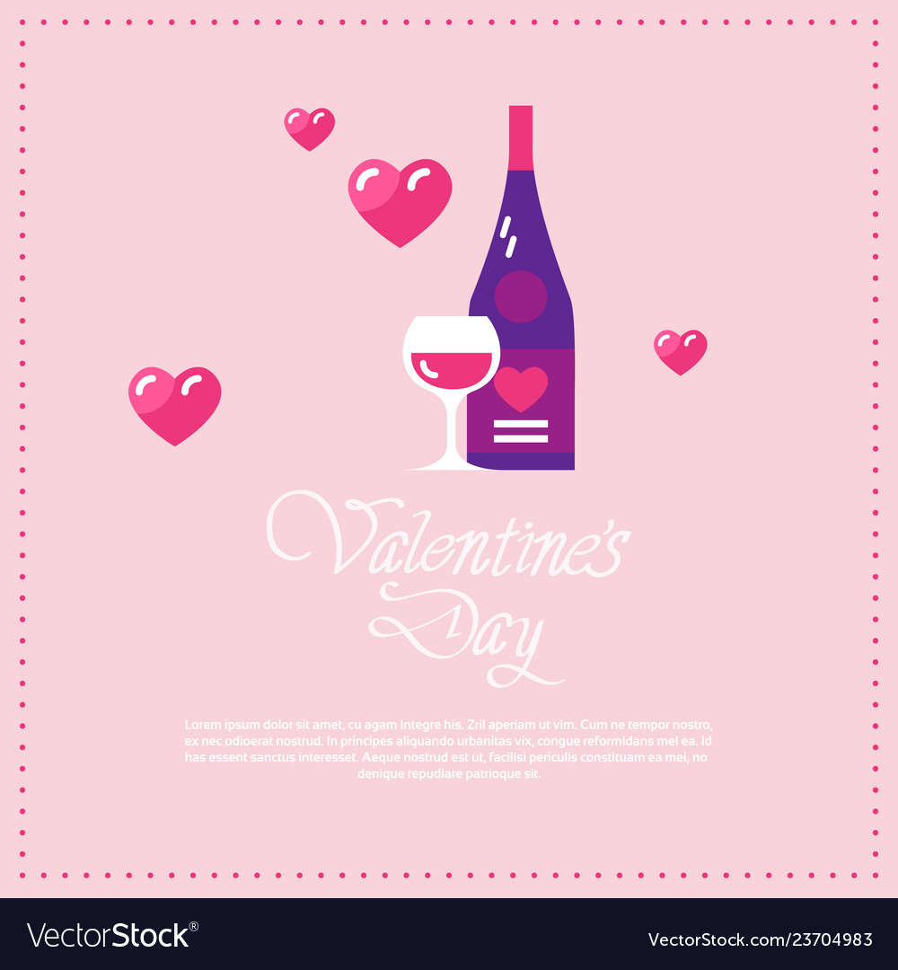 Happy valentines day love holiday celebration Vector Image