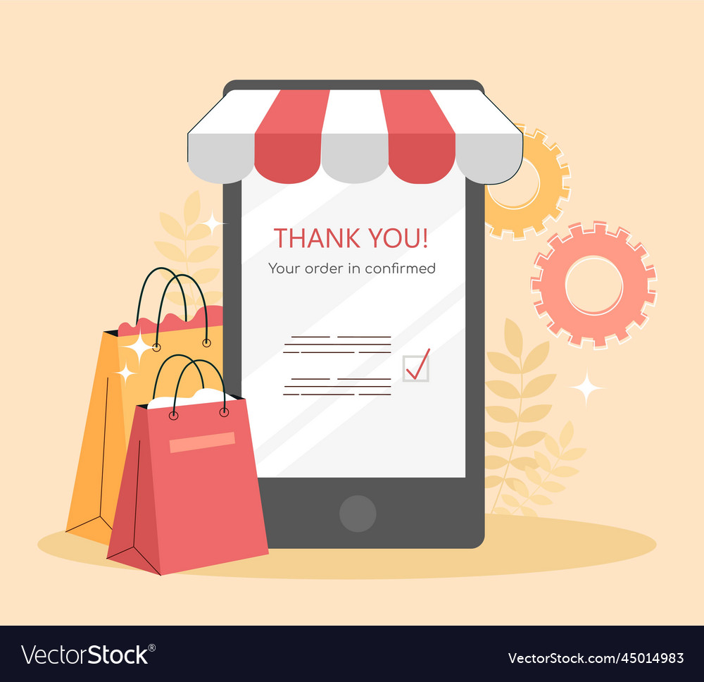 Purchase order concept Royalty Free Vector Image
