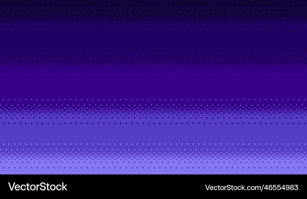 Purple seamless background in pixel art style 8 Vector Image