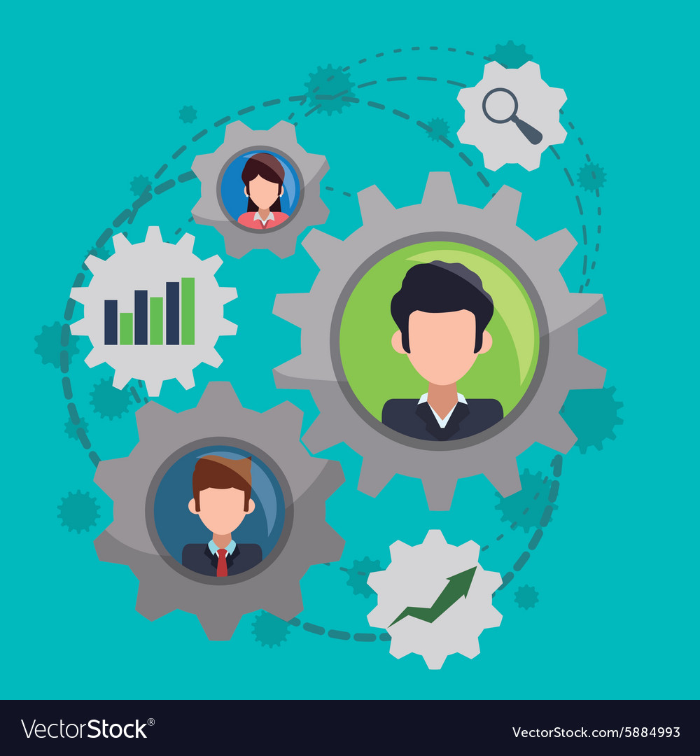 Human resources design Royalty Free Vector Image