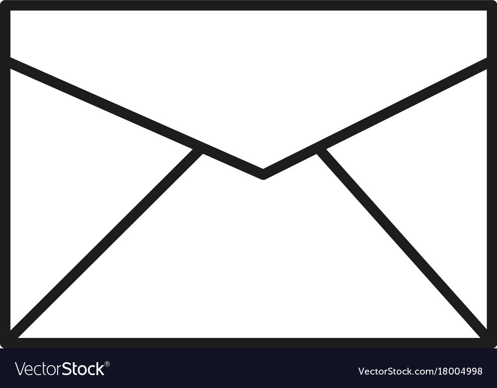 Envelope icon Royalty Free Vector Image - VectorStock