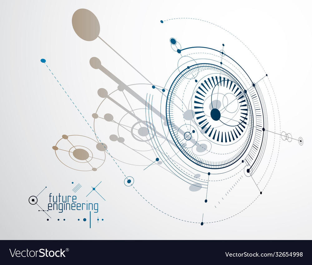 Futuristic abstract technology background Vector Image