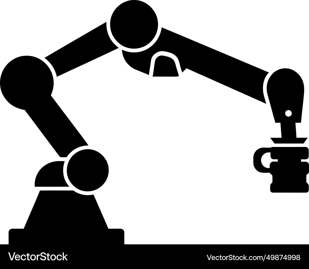 Mechanical limb icon Royalty Free Vector Image