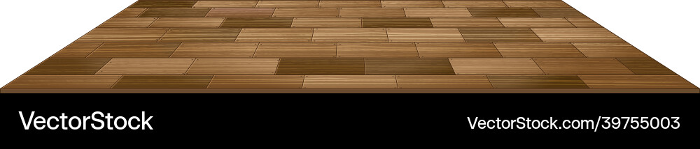 Floor tiles with wooden pattern on white Vector Image